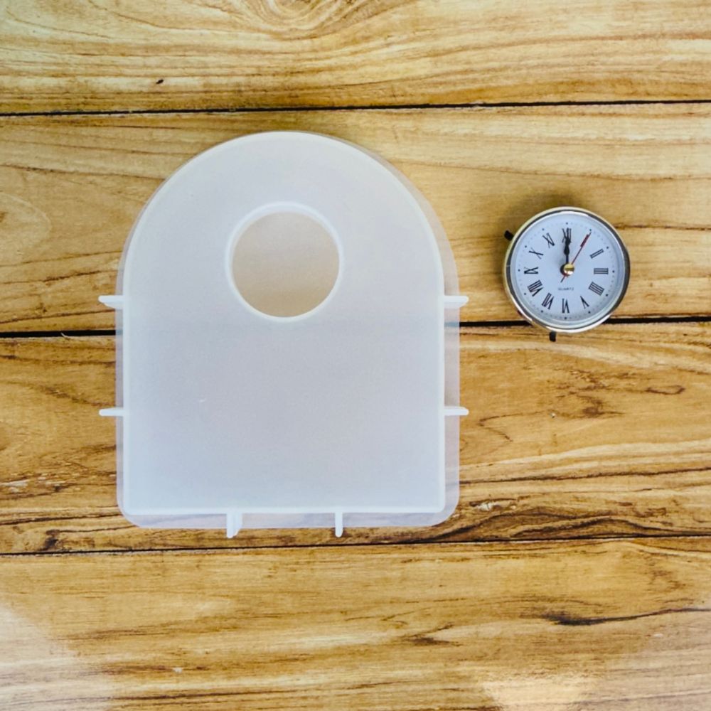 Silicone Mould - Arch Shaped Clock - Highlight Crafts