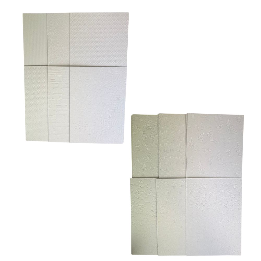 Embossed Paper 280gsm Bundle - 2 x 30 Sheets - Highlight Crafts