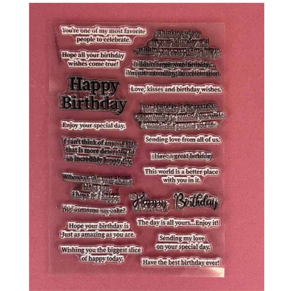 It's Your Birthday A5 Stamp Set - Highlight Crafts