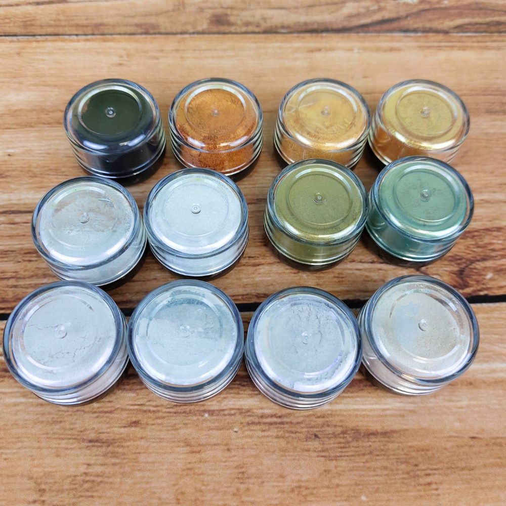 Metallic Mica Powder - 12x5g - Timeless Classics - Highlight Crafts