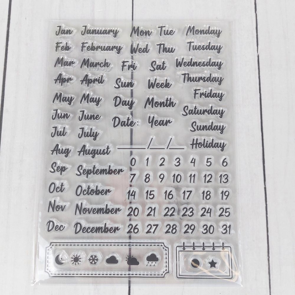 Calendar Building Stamp Set - Highlight Crafts