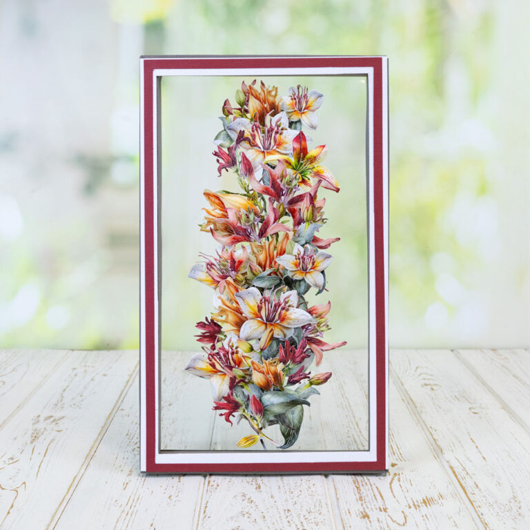 Two Red Robins Flower of the Month Lily Collection - Highlight Crafts