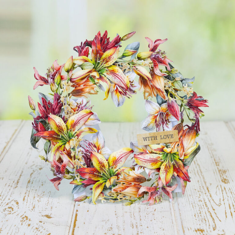 Two Red Robins Flower of the Month Lily Collection - Highlight Crafts
