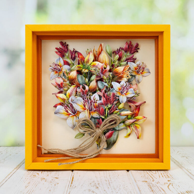 Two Red Robins Flower of the Month Lily Collection - Highlight Crafts