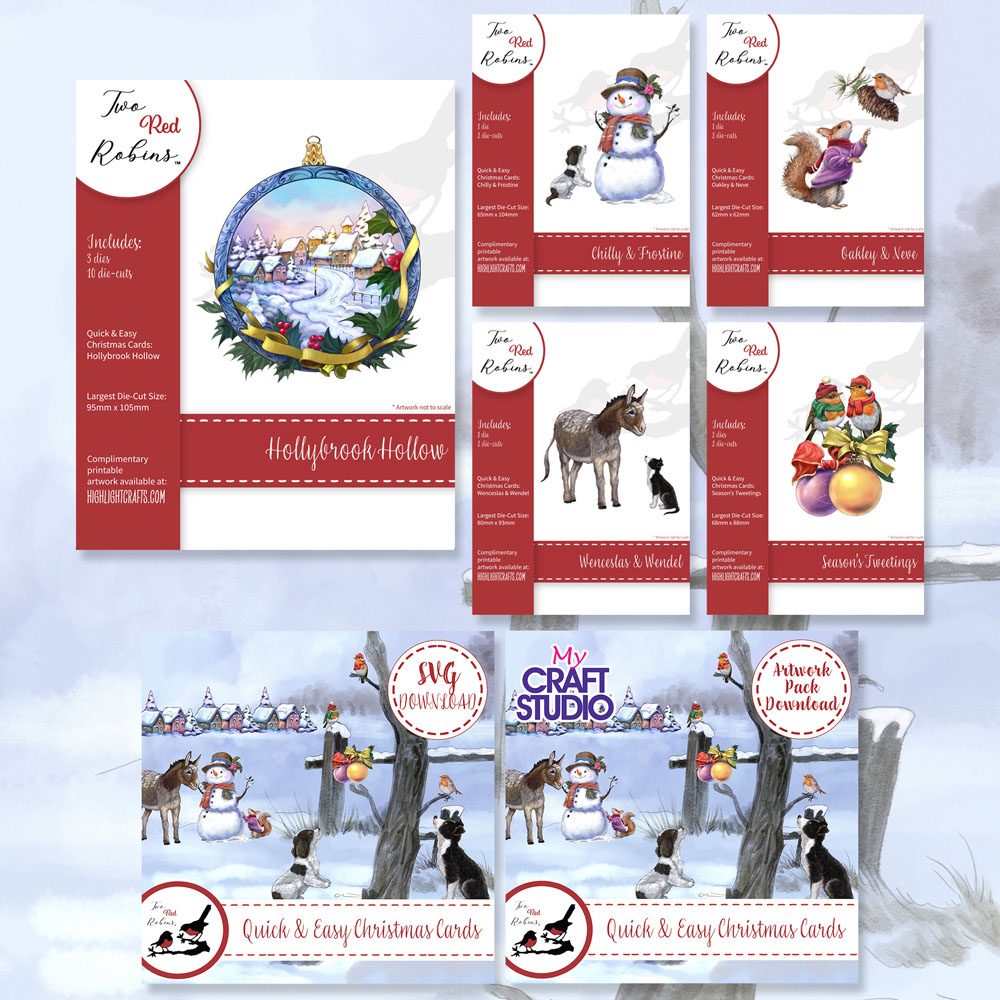Quick & Easy Christmas Cards - Highlight Crafts