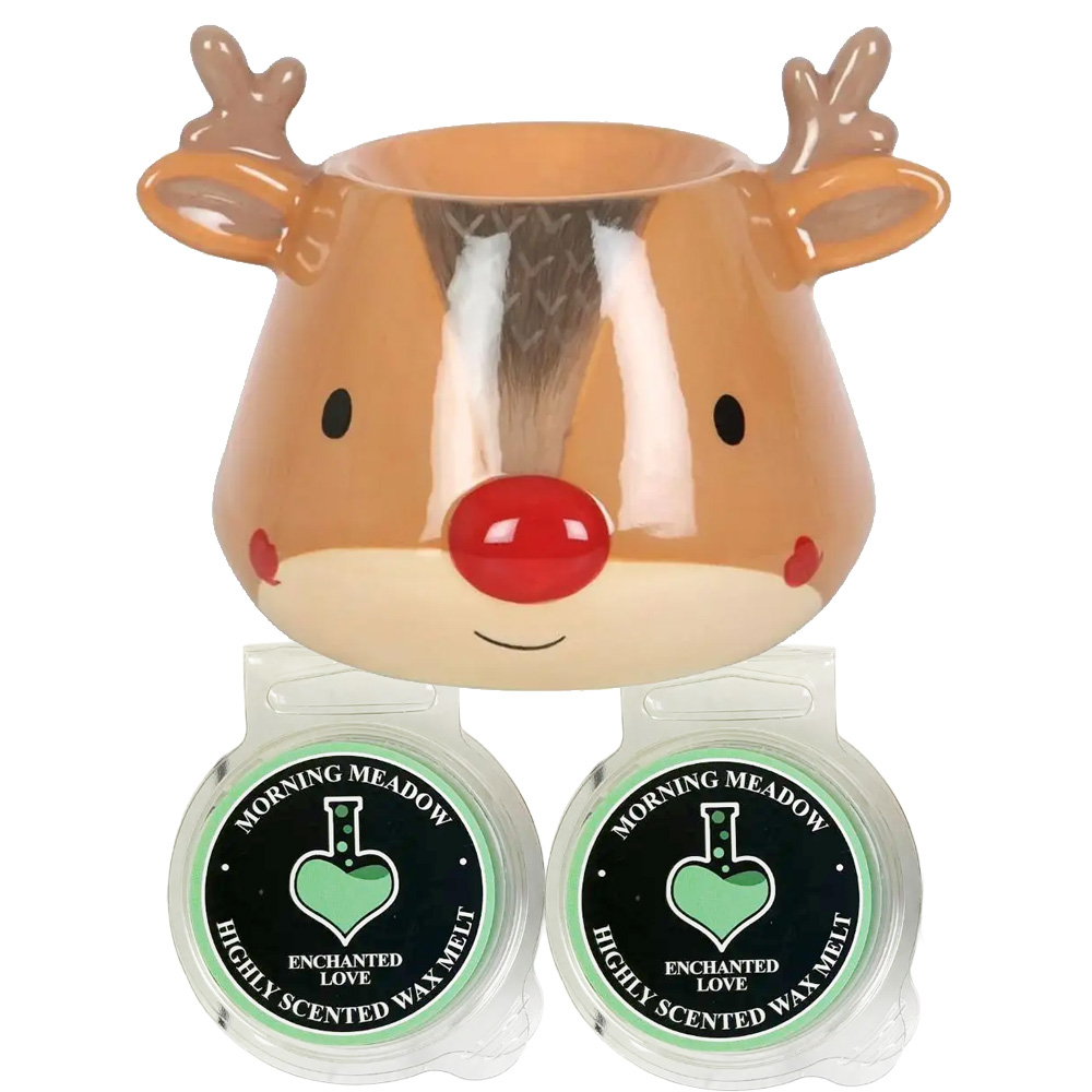 Reindeer Oil Burner & Wax Melt Bundle - Highlight Crafts