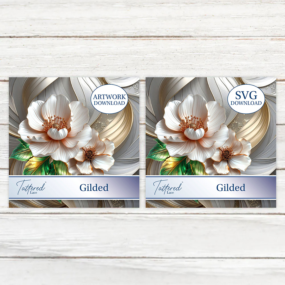 Tattered Lace Gilded SVG & Artwork Downloads Bundle - Highlight Crafts