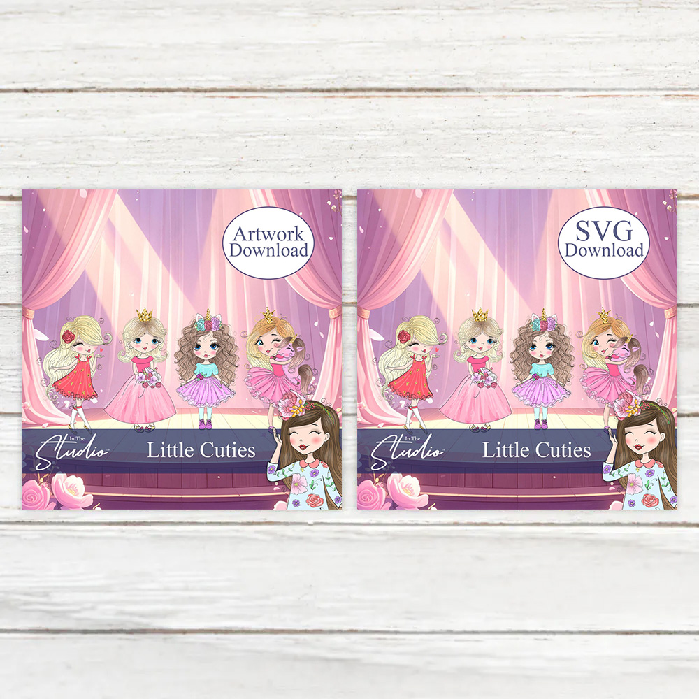 In The Studio Little Cuties SVG & Artwork Downloads Bundle - Highlight ...