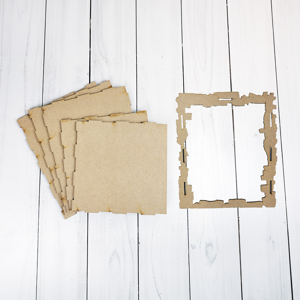 MDF Book Nook Box + Frame - Secret Garden - Highlight Crafts
