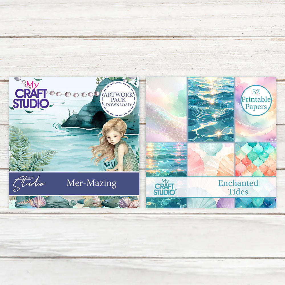 In The Studio Mermazing + Enchanted Tides Download Duo - Highlight Crafts