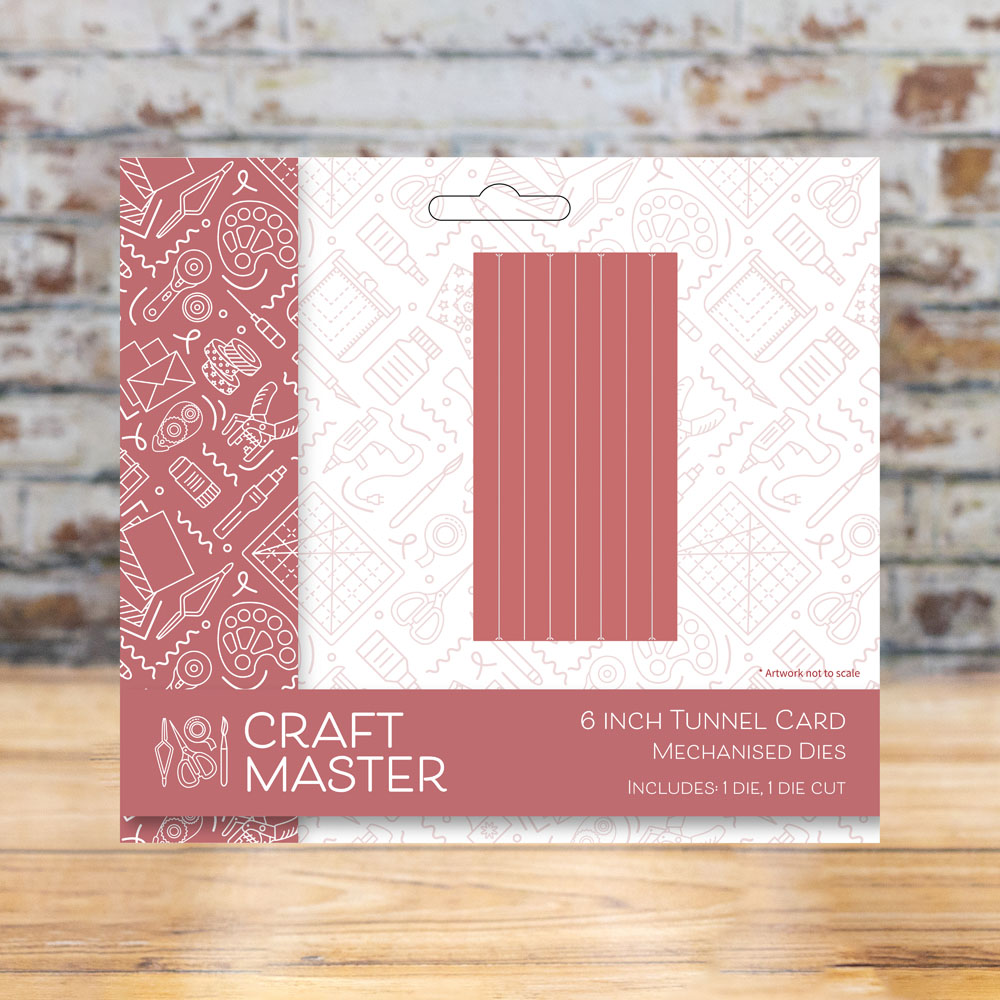 Craft Master 6 inch Tunnel Card Die Set - Highlight Crafts