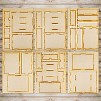 MDF Book Nook Box & Frame - Sunstruck Riffs - Highlight Crafts