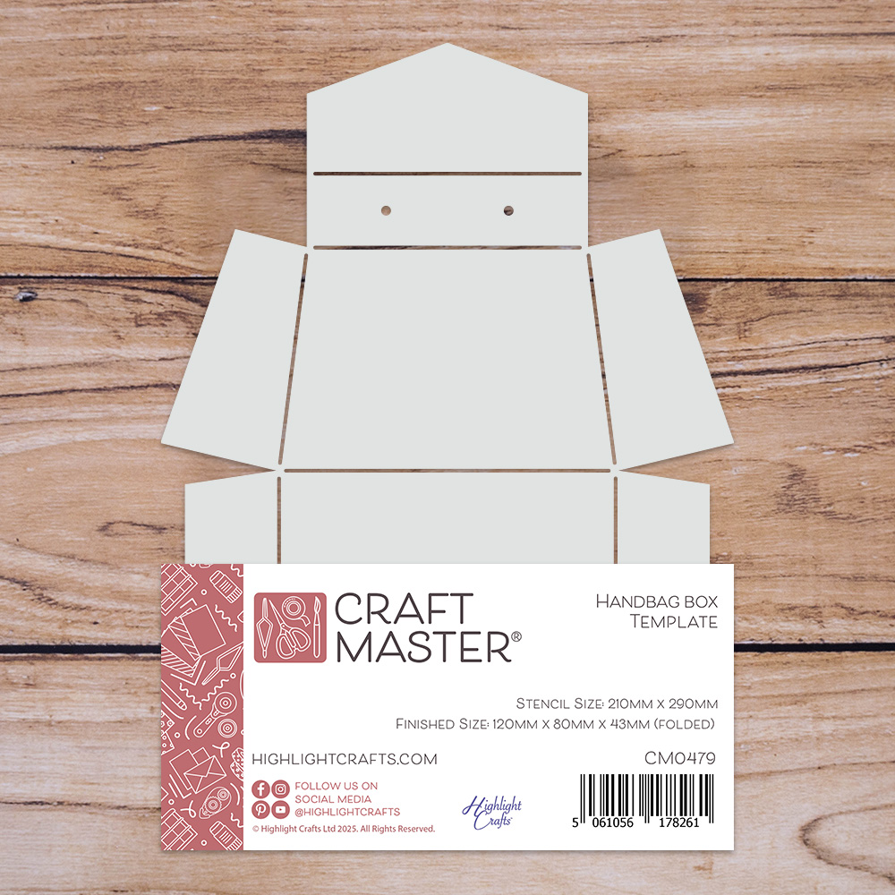Craft Master Handbag Template Stencil - Highlight Crafts
