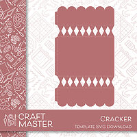 Craft Master Christmas Cracker Scalloped Edge SVG Download - Highlight ...