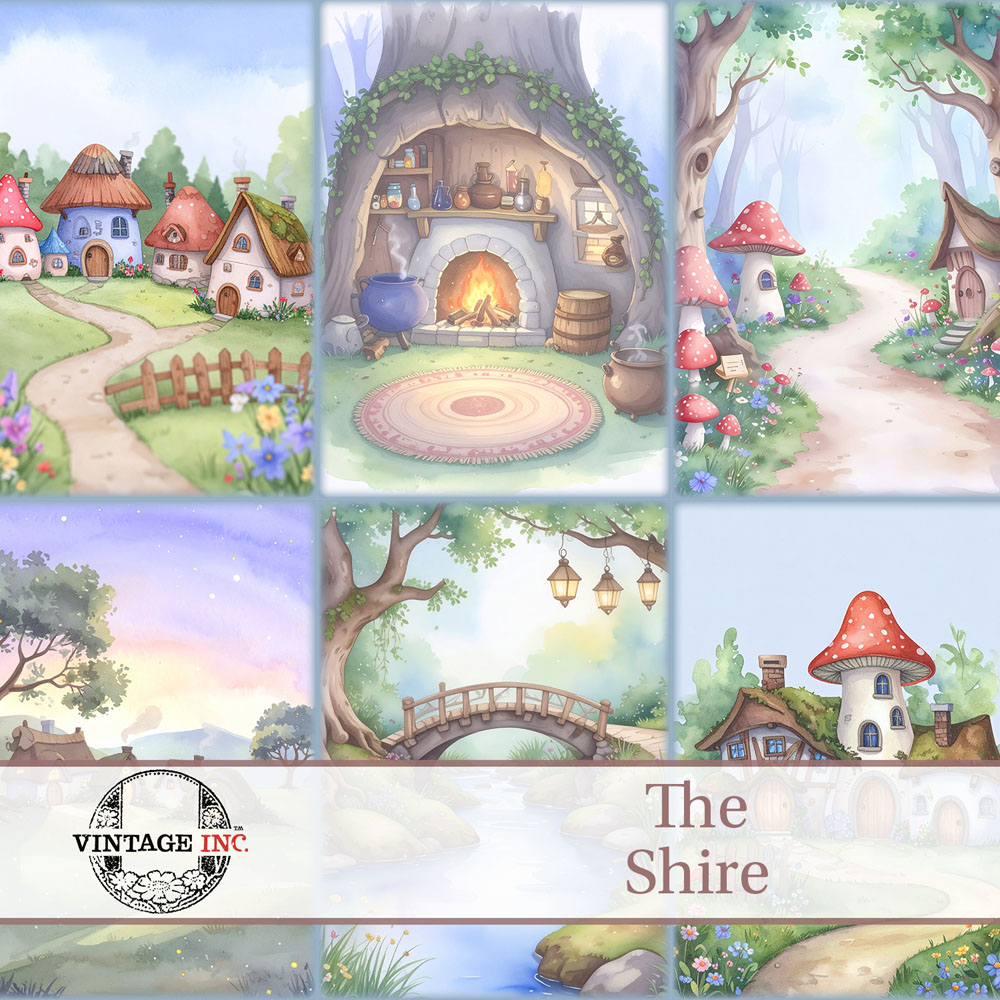 Vintage Inc The Shire Scenes Download - Highlight Crafts