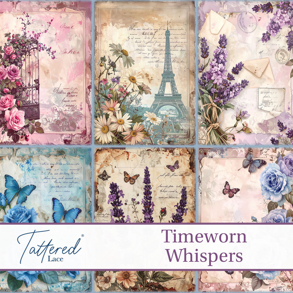 Tattered Lace Timeworn Whispers Backgrounds Download - Highlight Crafts