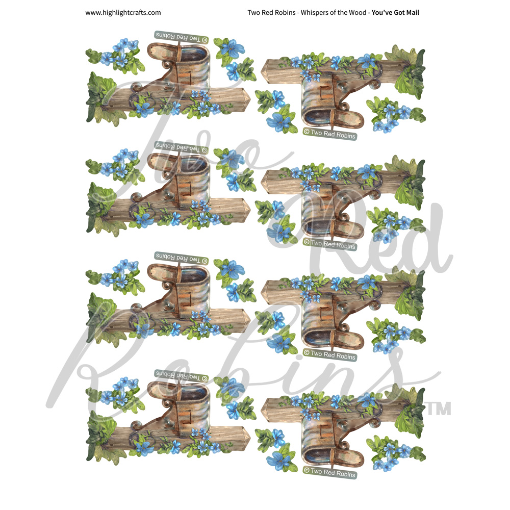 Two Red Robins You've Got Mail Reflections Download 1 - Highlight Crafts