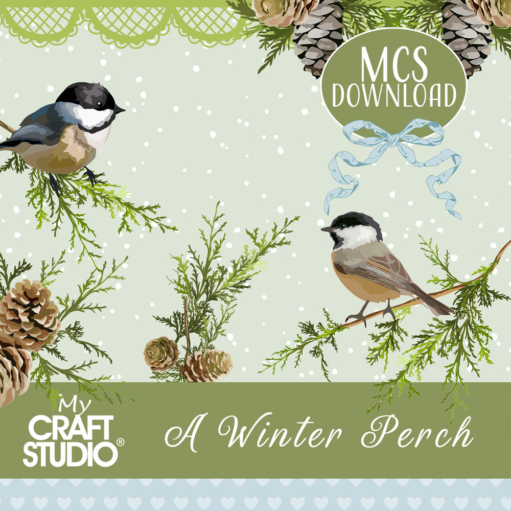 My Craft Studio A Winter Perch Mini Artwork Download - Highlight Crafts