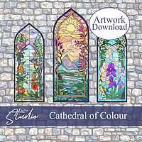 In The Studio Cathedral of Colour Artwork Pack Download - Highlight Crafts