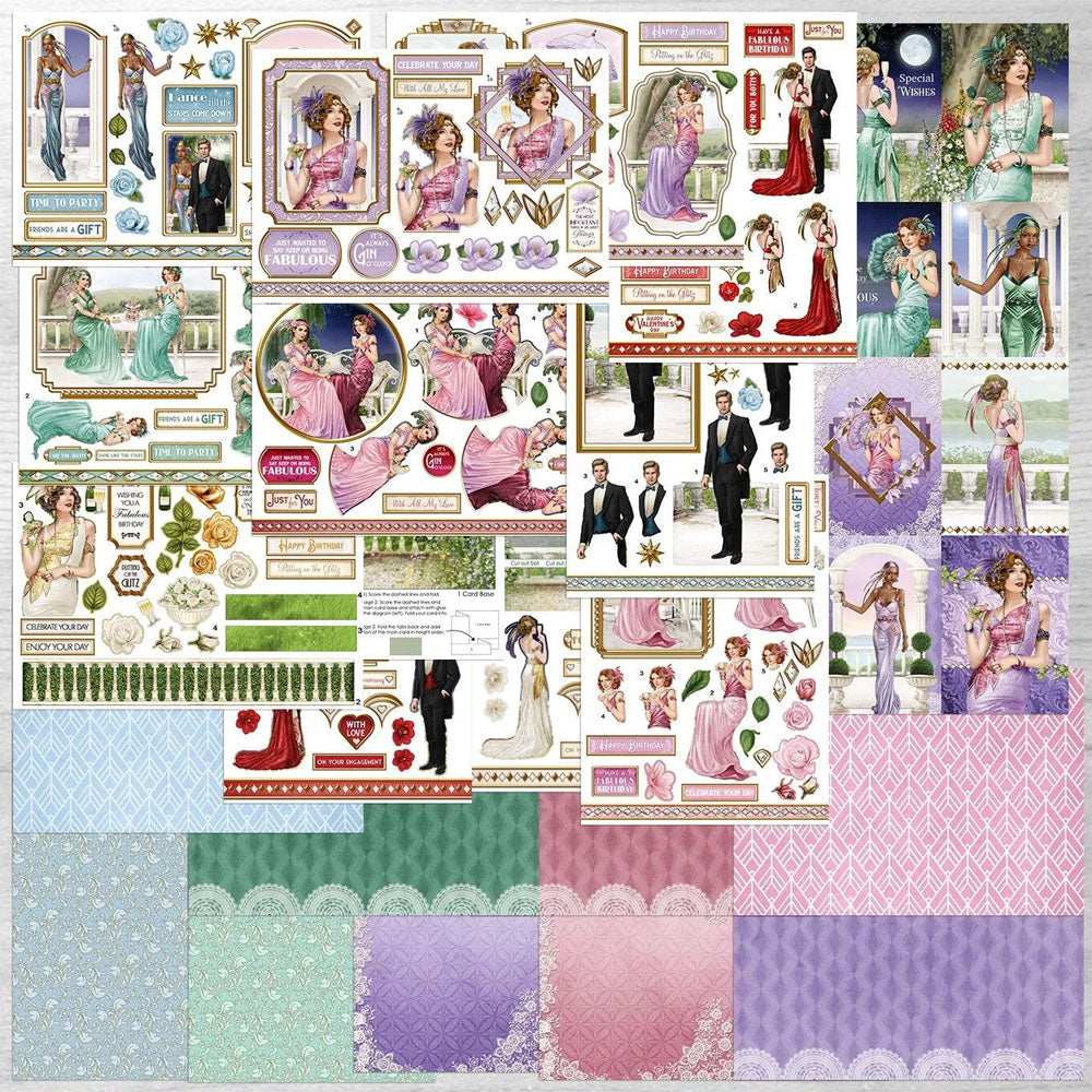 Debbi Moore Designs Art Deco Wishes Cardmaking Kit - Highlight Crafts