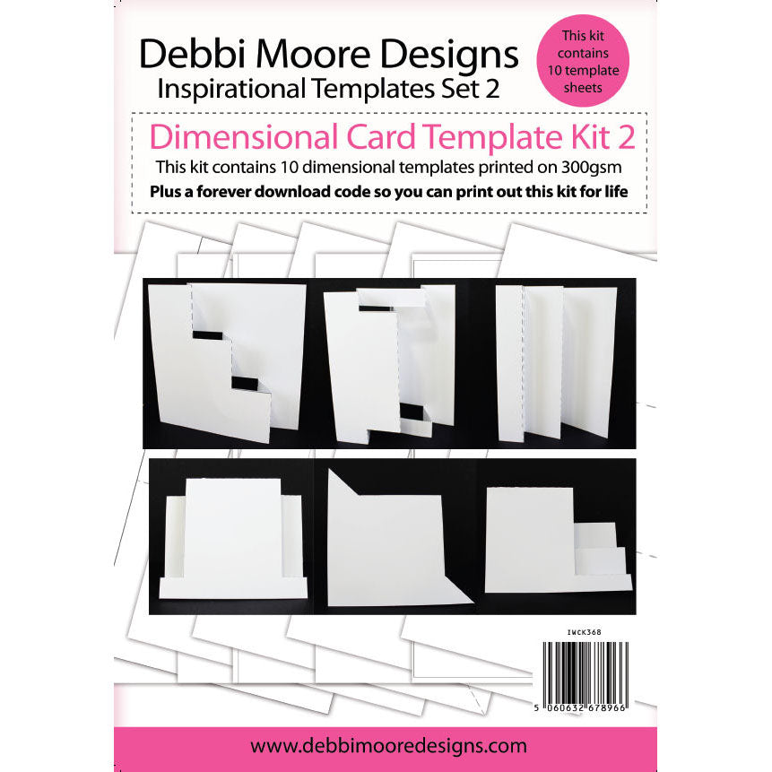 Debbi Moore Designs Templates 2 Cardmaking Kit - Highlight Crafts