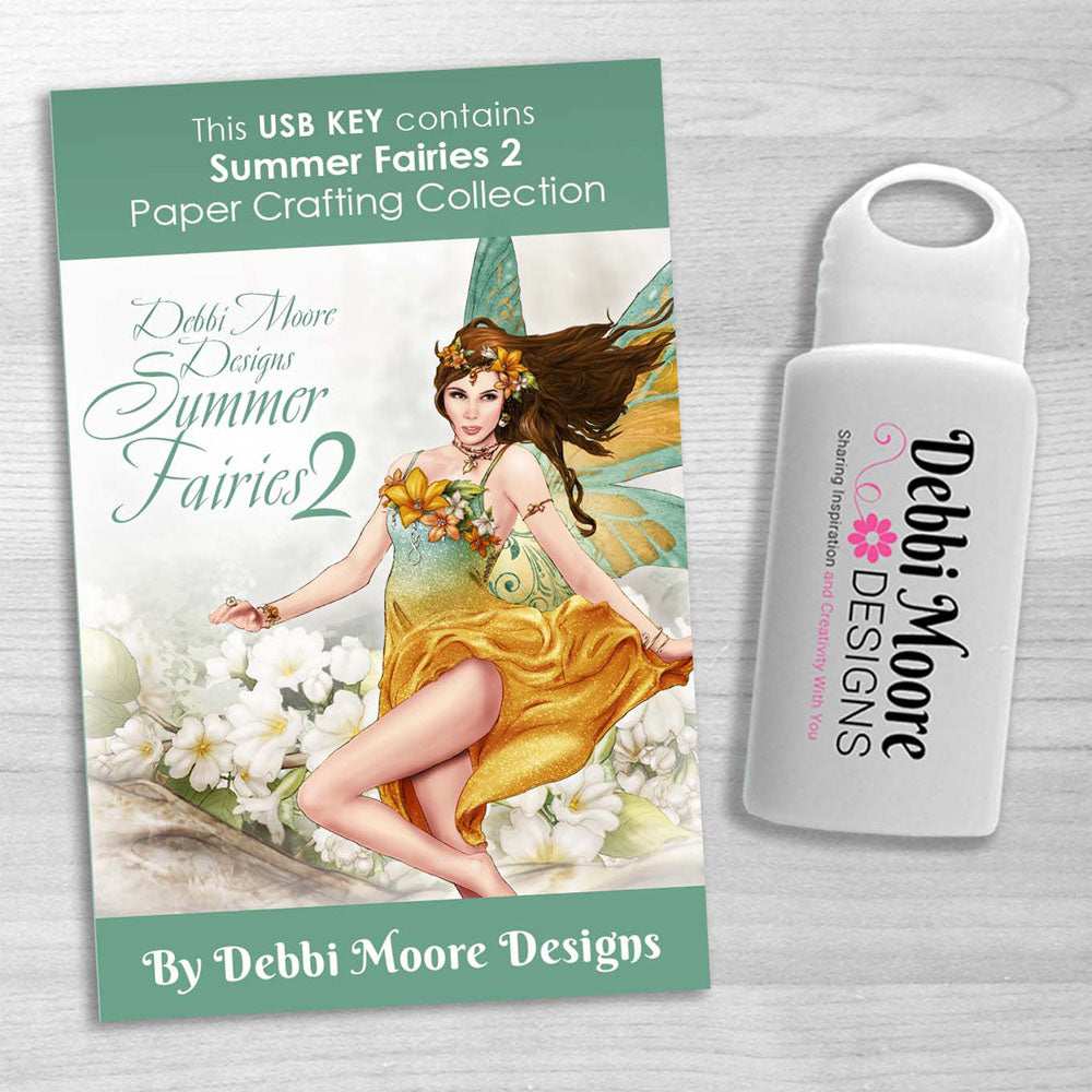 Debbi Moore Designs Summer Fairies Vol 2 USB Key - Highlight Crafts
