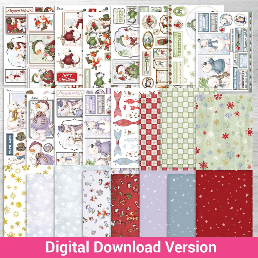 Debbi Moore Designs Frosty and Friends Cardmaking Kit Digital Download ...