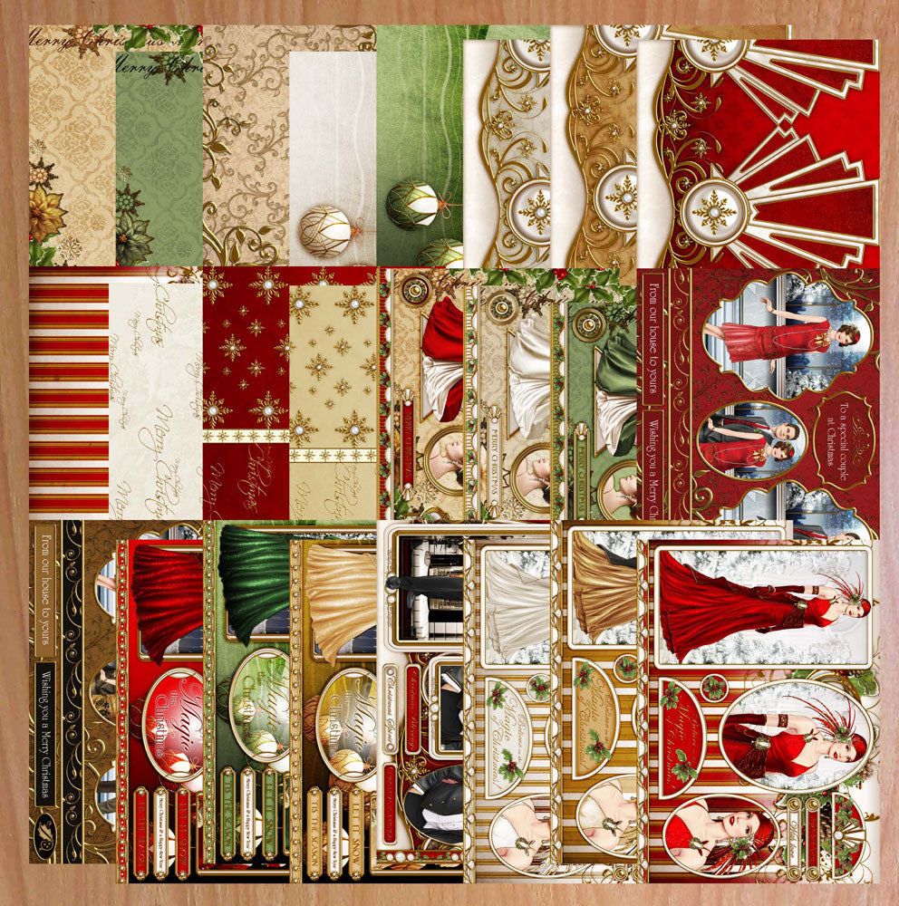Debbi Moore Designs Christmas Elegance Cardmaking Download - Highlight ...