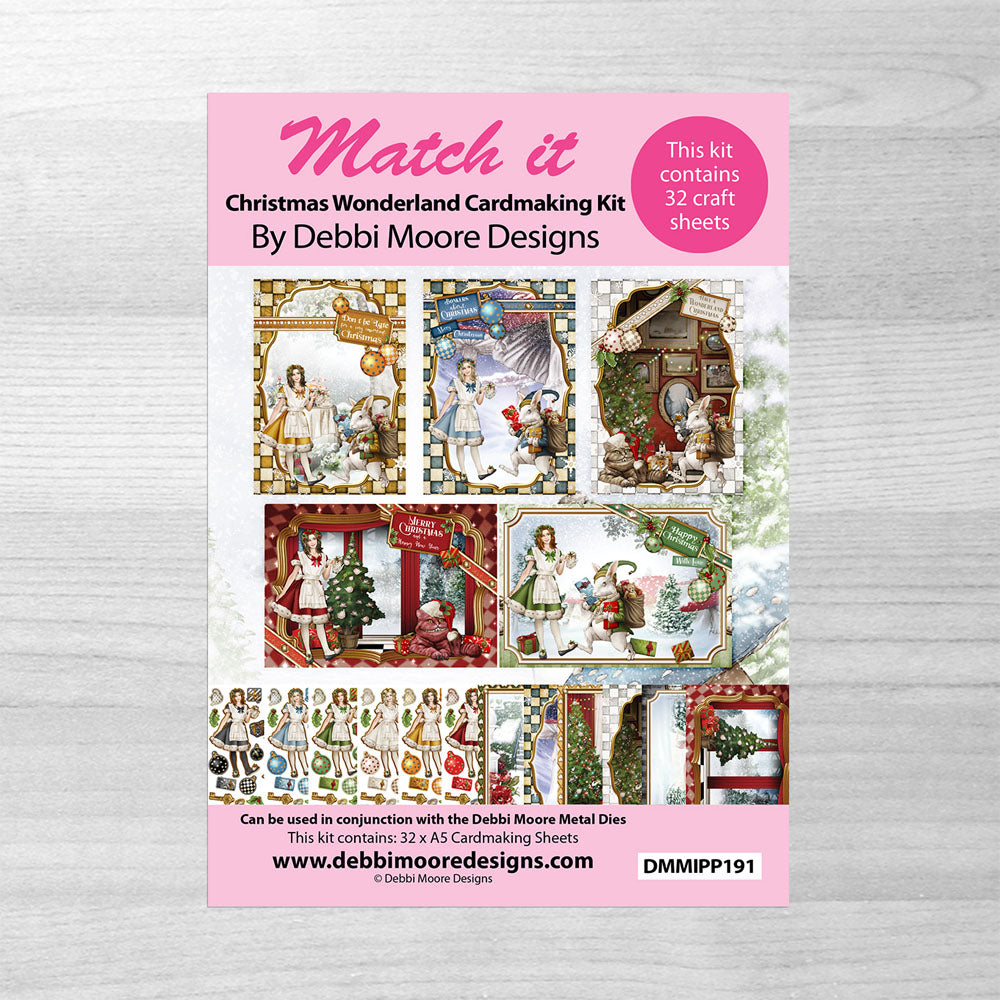 Debbi Moore Designs Match It Christmas in Wonderland Alice & Rabbit ...