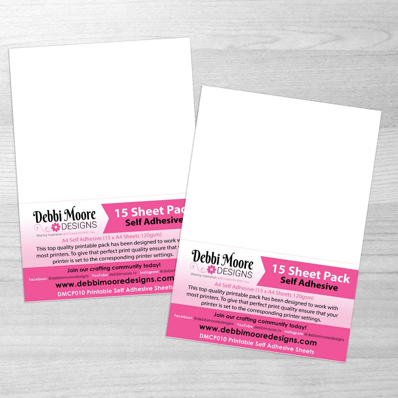 Debbi Moore Designs Printable Self Adhesive Sheets (30pcs) - Highlight ...