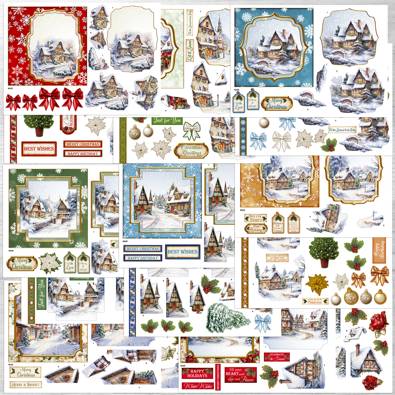 Debbi Moore Designs Designer Series Winter Wonderland Decoupage Kit ...