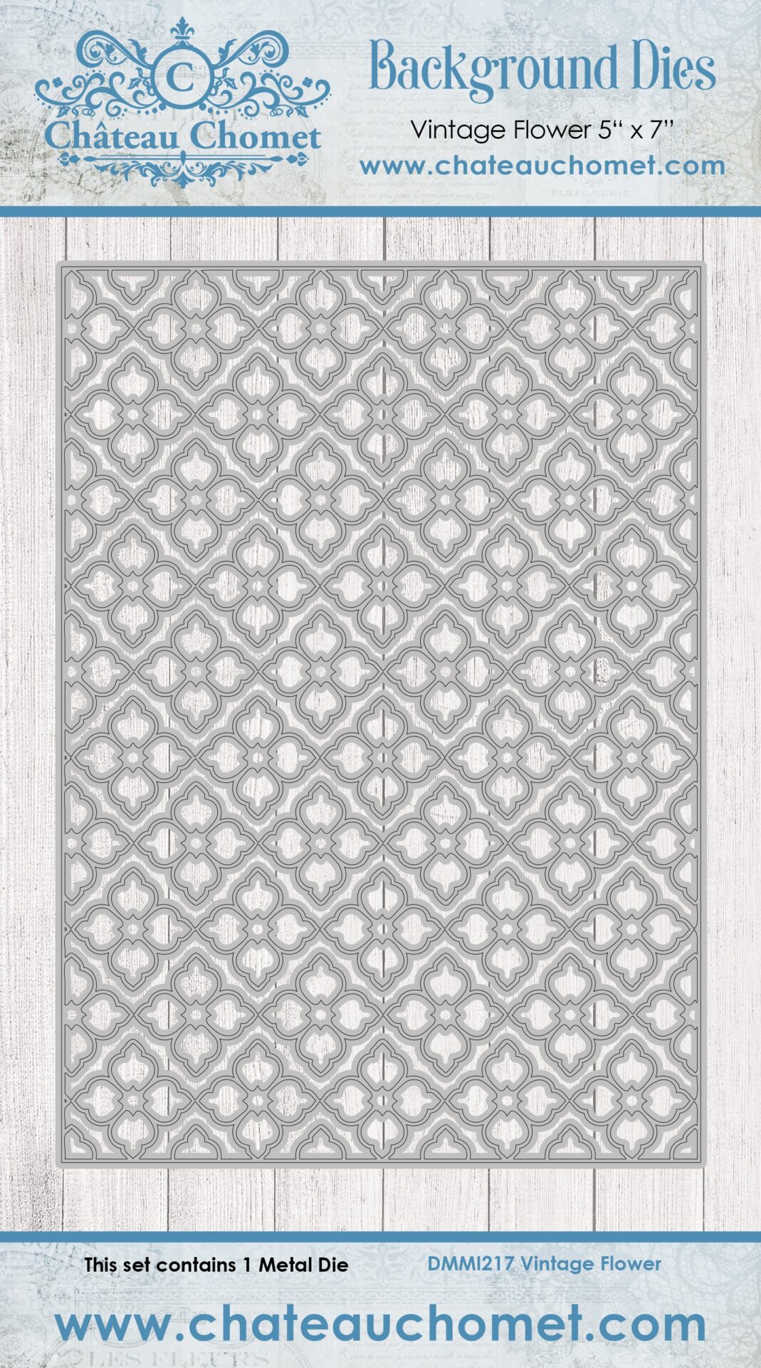Debbi Moore Designs Chateau Chomet Background Die Set - Vintage Flower ...