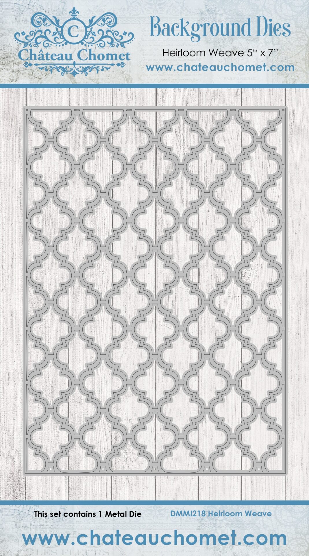 Debbi Moore Designs Chateau Chomet Background Die Set - Heirloom Weave ...