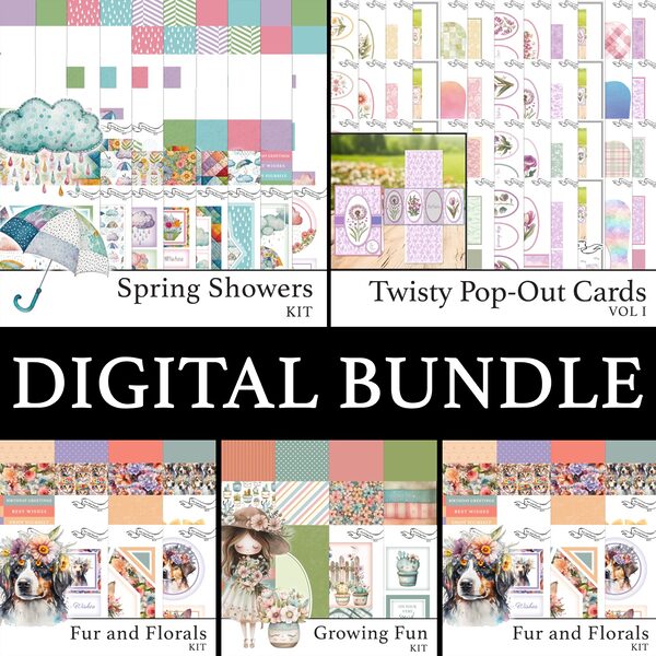 The Crafty Witches - Spring Showers Digital Bundle - Highlight Crafts