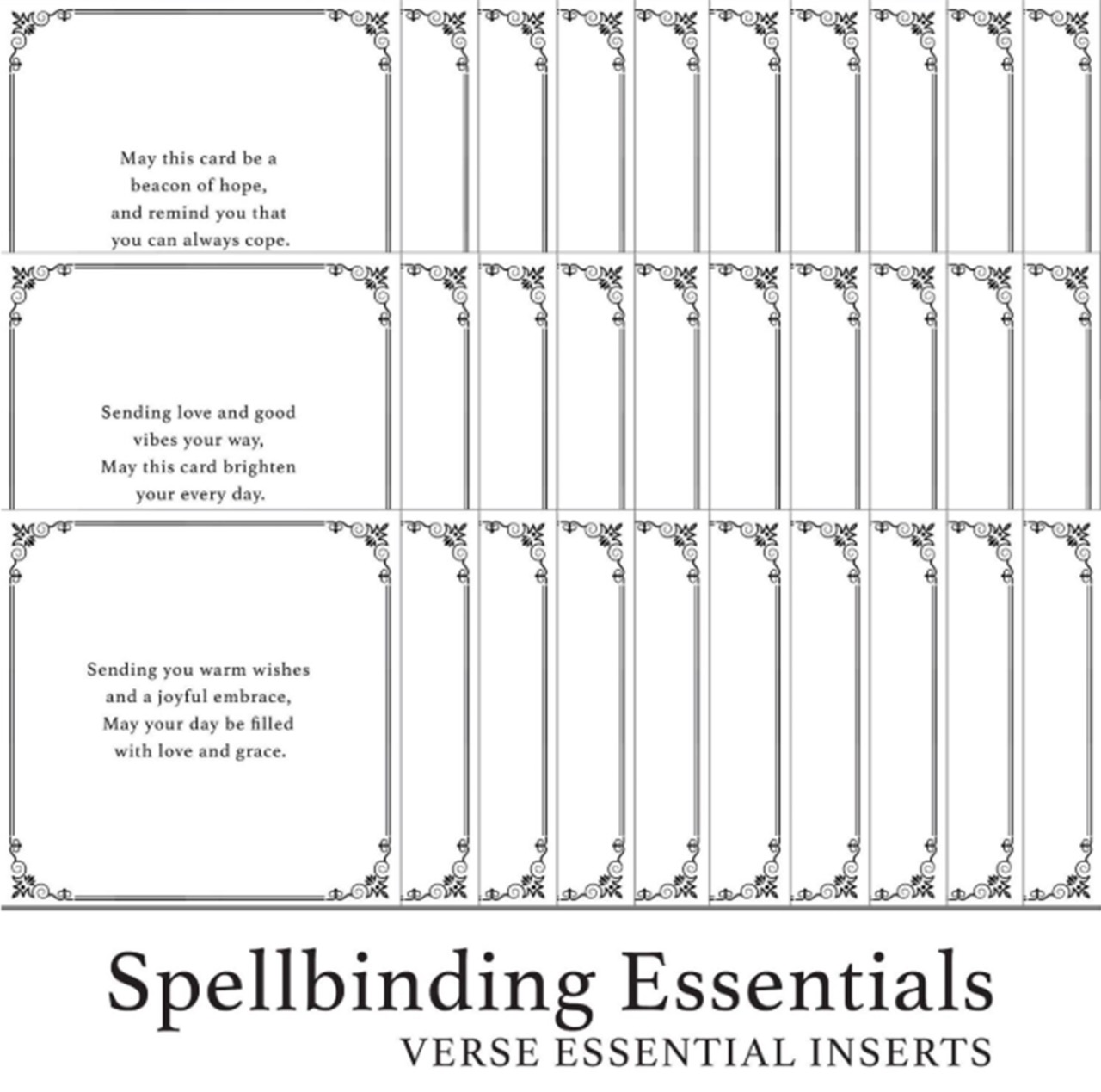 The Crafty Witches - Essential Verses Inserts Collection - Highlight Crafts