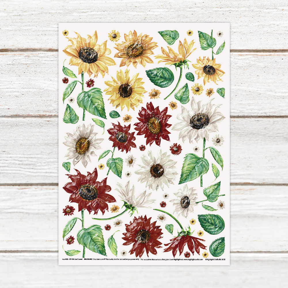 Flower of the Month: Sunflower - Highlight Crafts