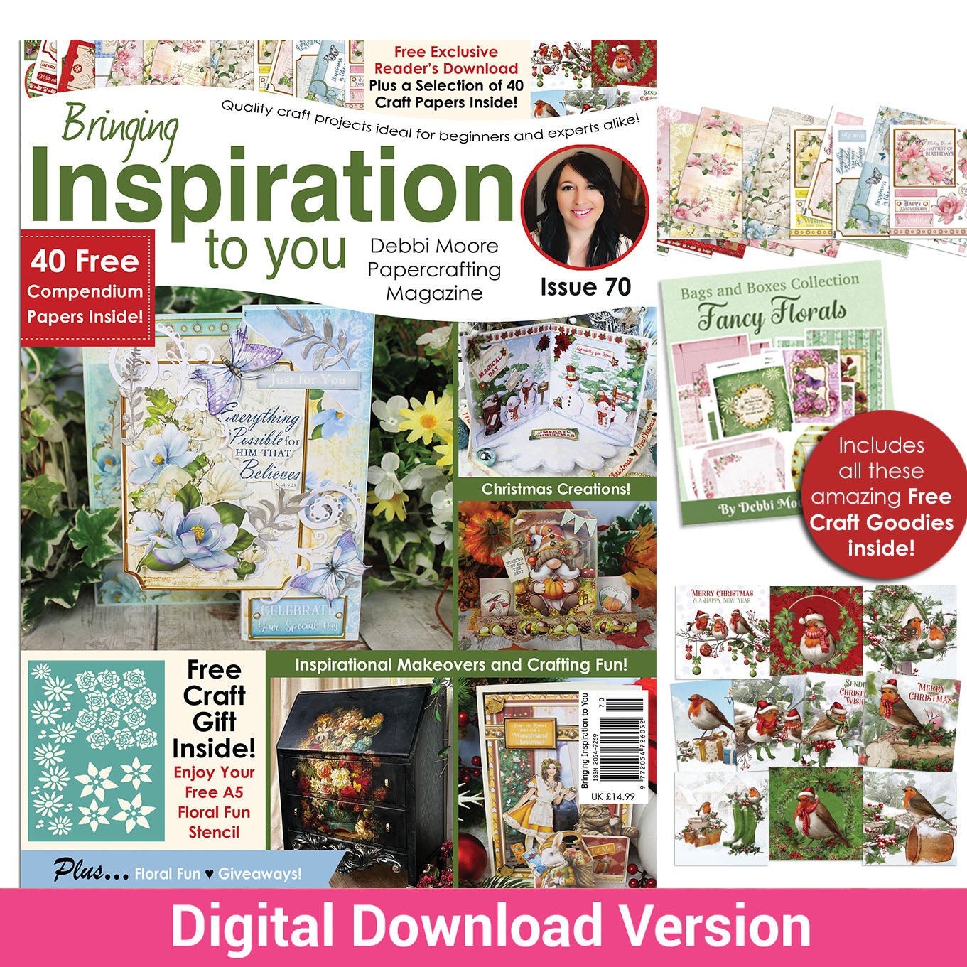 Debbi Moore Designs Bringing Inspiration to You Crafting Kit Issue 70 ...