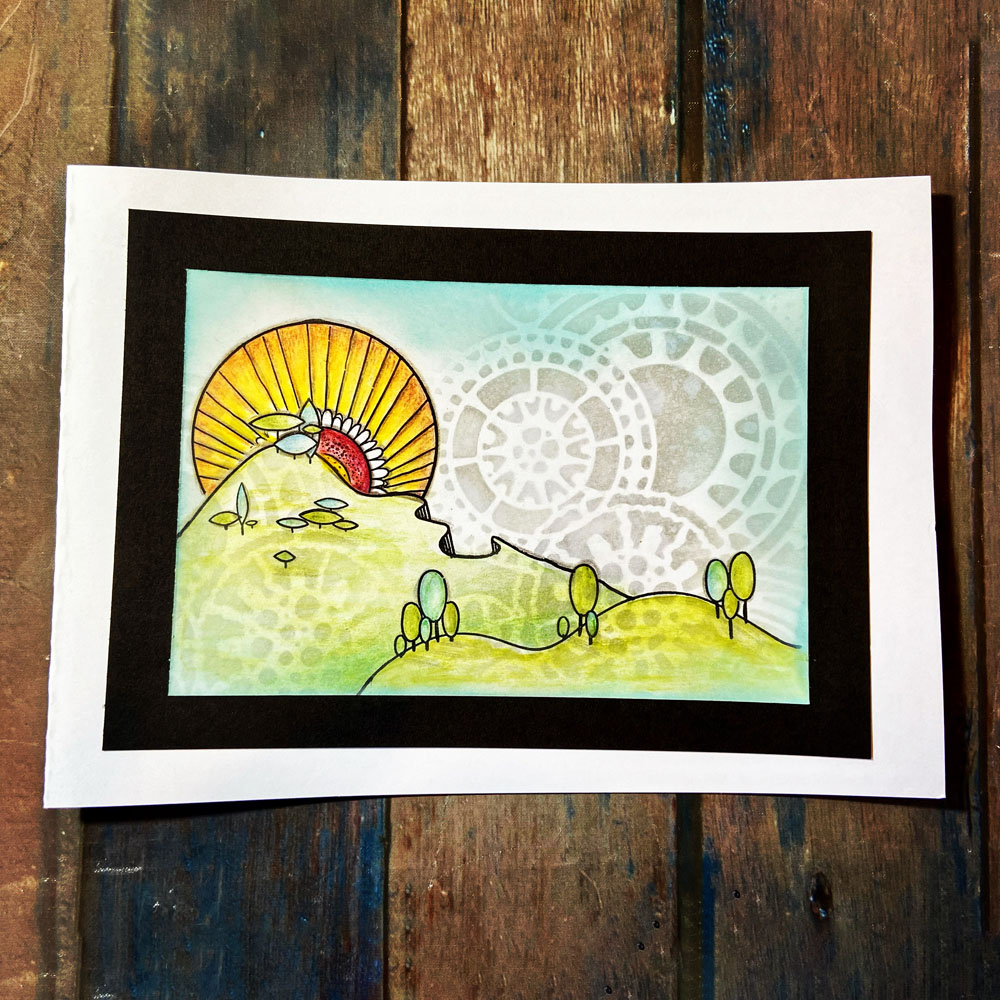 Mindful Moodling Dressing The Scene A6 Stamp Set - Highlight Crafts