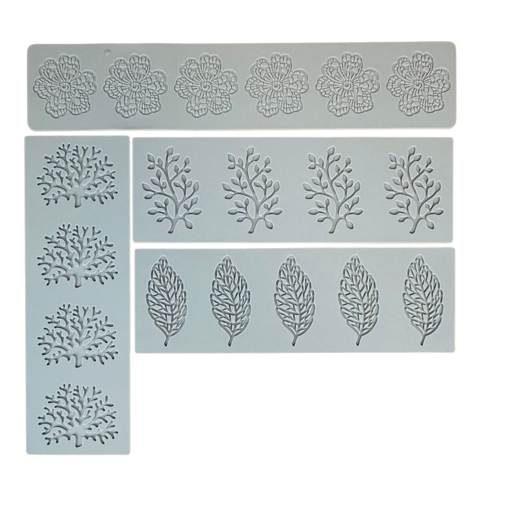 Set of 4 Silicone Mats - Nature - Highlight Crafts