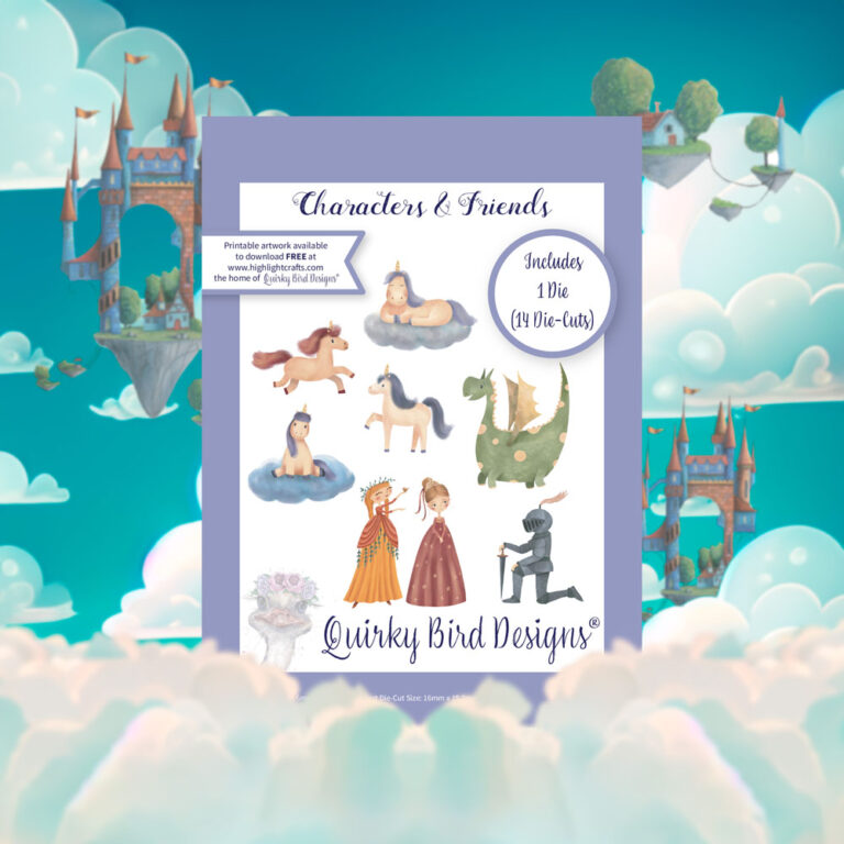 Quirky Bird Designs Characters & Friends Die Set - Highlight Crafts