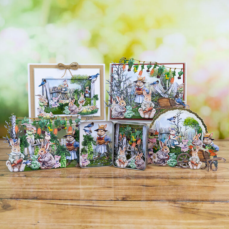 Two Red Robins Busy Bunnies Collection - Highlight Crafts