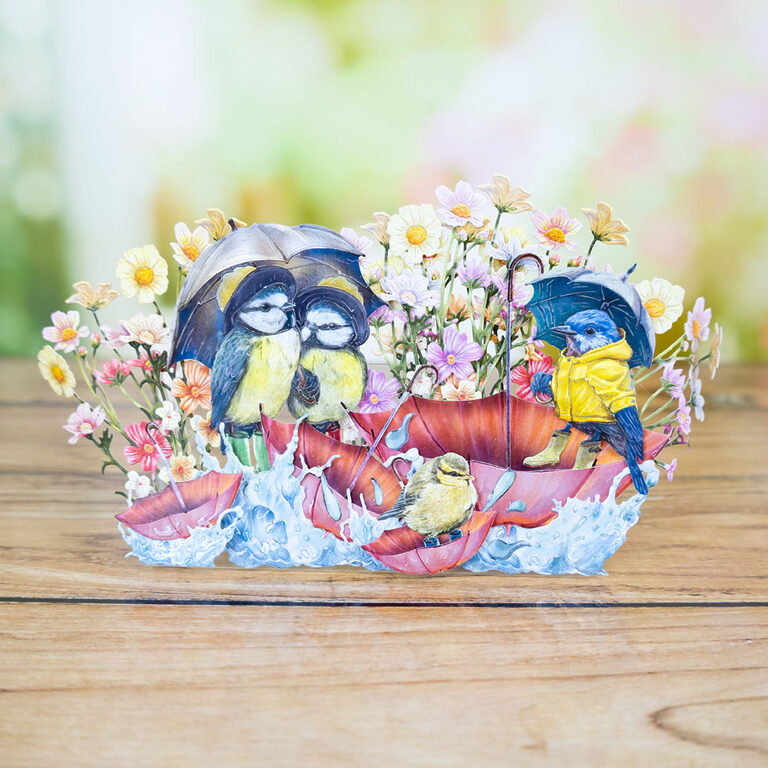 Two Red Robins Rainy Days Die Collection - Highlight Crafts