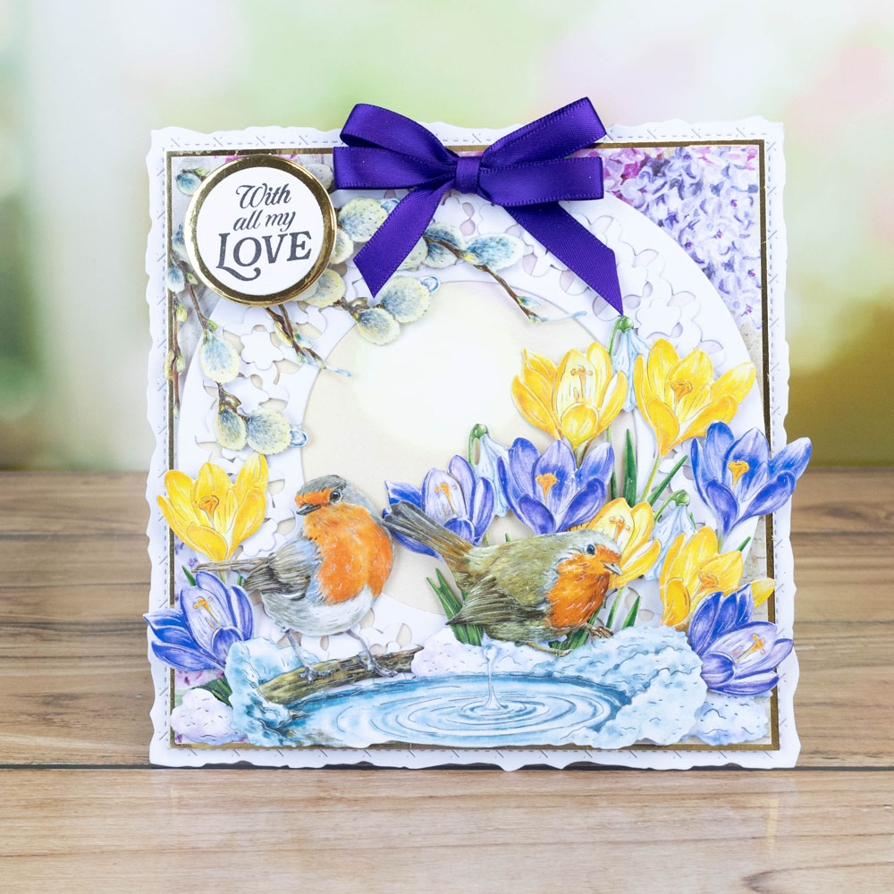 Two Red Robins Songs of Spring Die Collection - Highlight Crafts