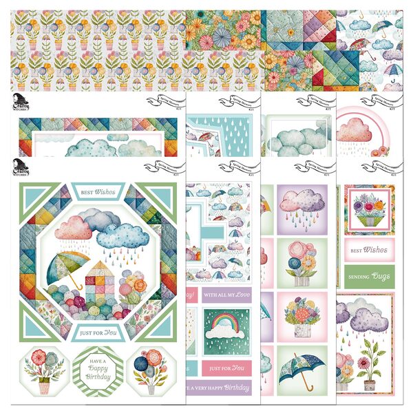 The Crafty Witches - Spring Showers Digital Collection - Highlight Crafts