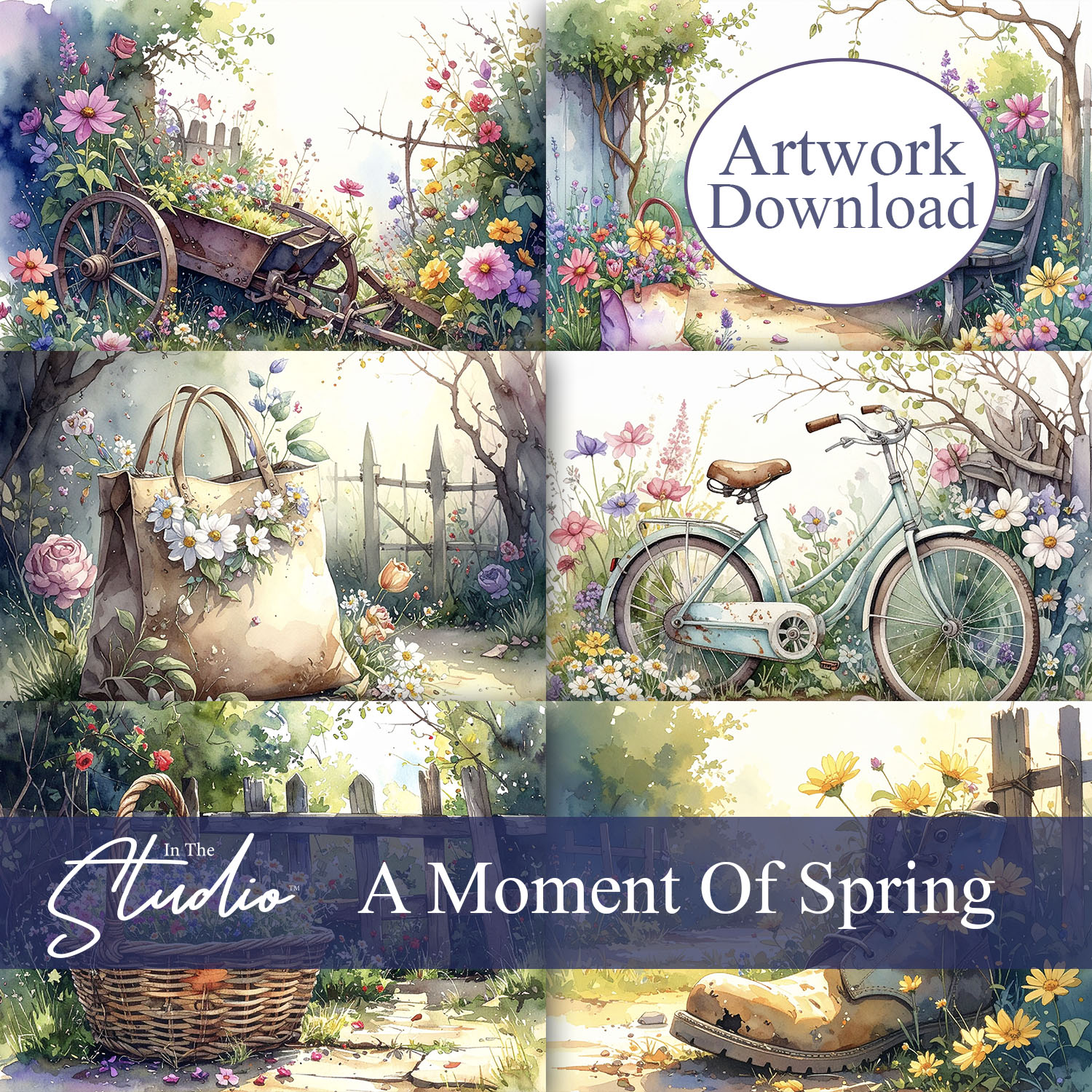 In The Studio A Moment of Spring Artwork Download - Highlight Crafts
