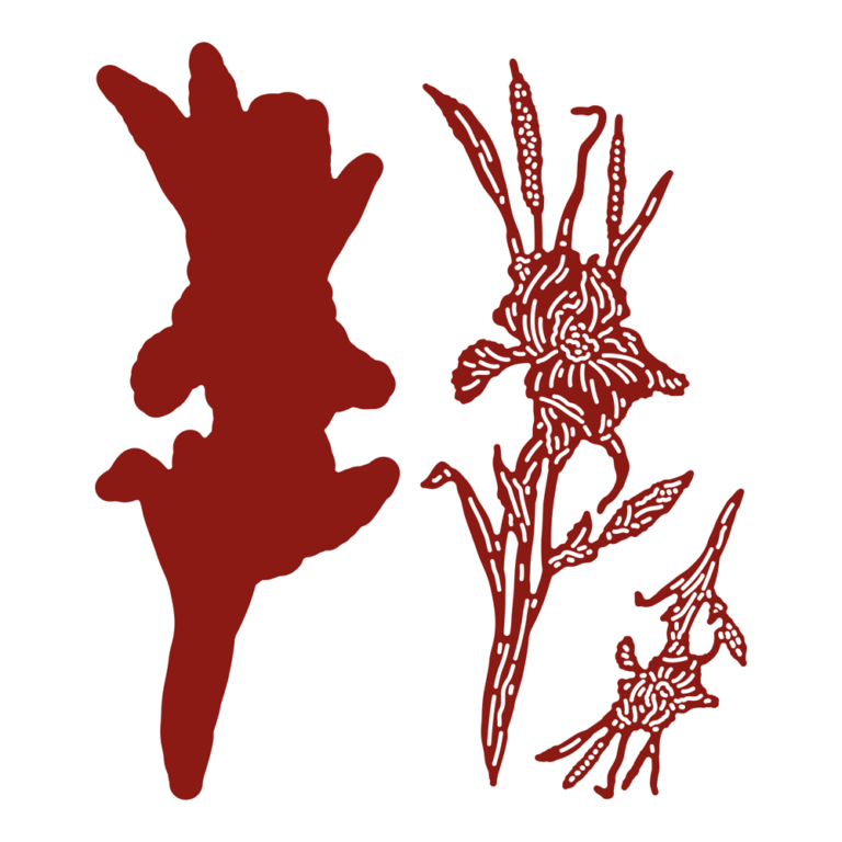 Two Red Robins Iris Posy Die Set - Highlight Crafts