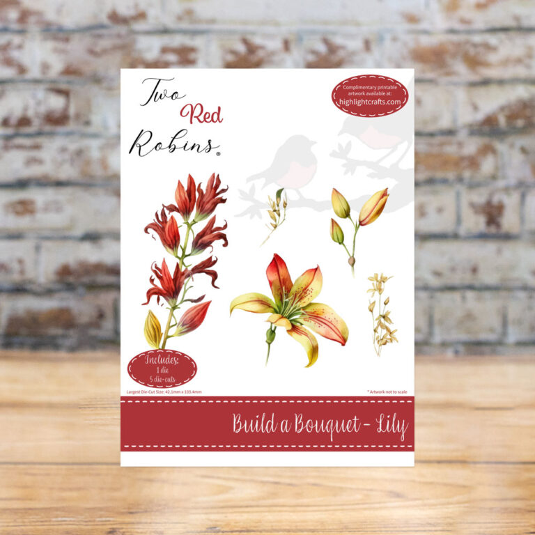 Two Red Robins Flower of the Month Lily Collection - Highlight Crafts