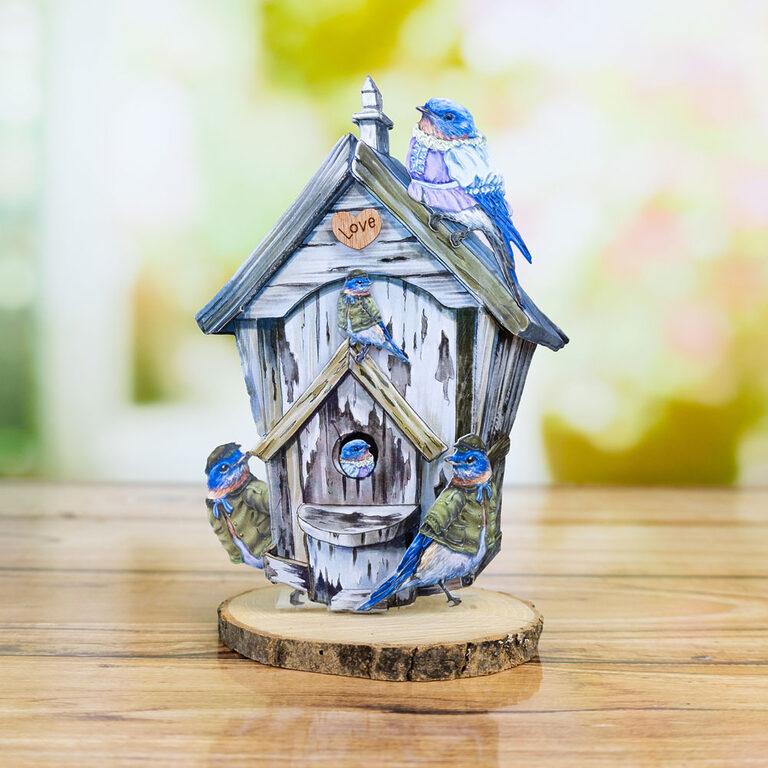 Two Red Robins Rustic Birdhouse Die Set - Highlight Crafts