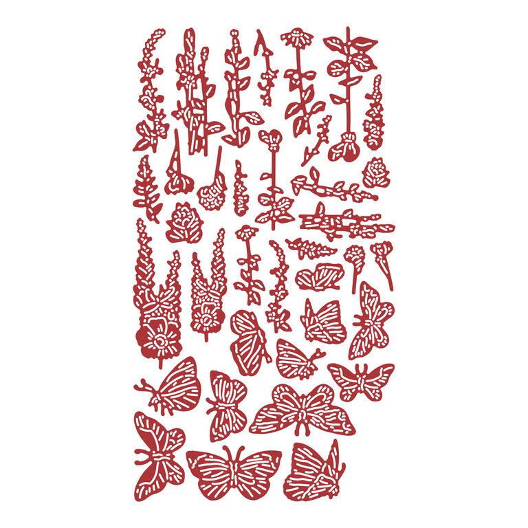 Two Red Robins Garden of Colour Die Set - Highlight Crafts