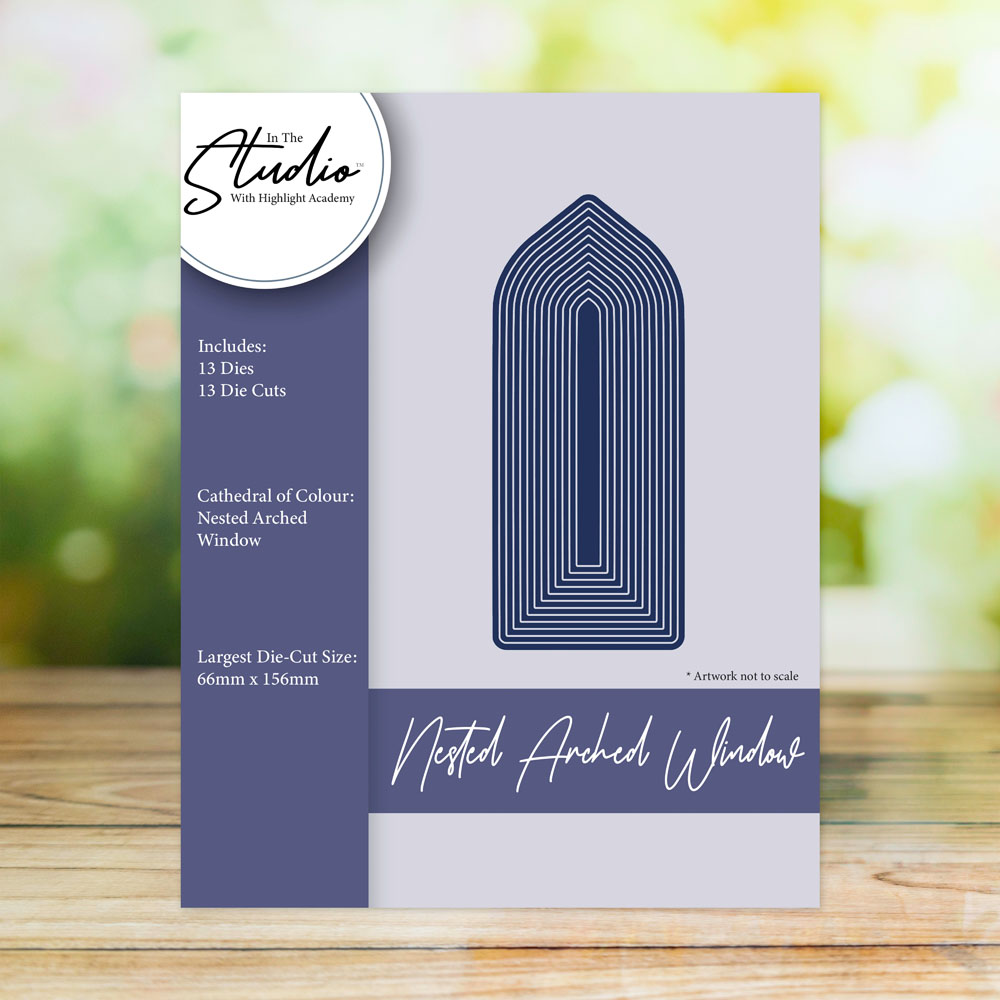 In The Studio Nested Arched Window Die Set - Highlight Crafts